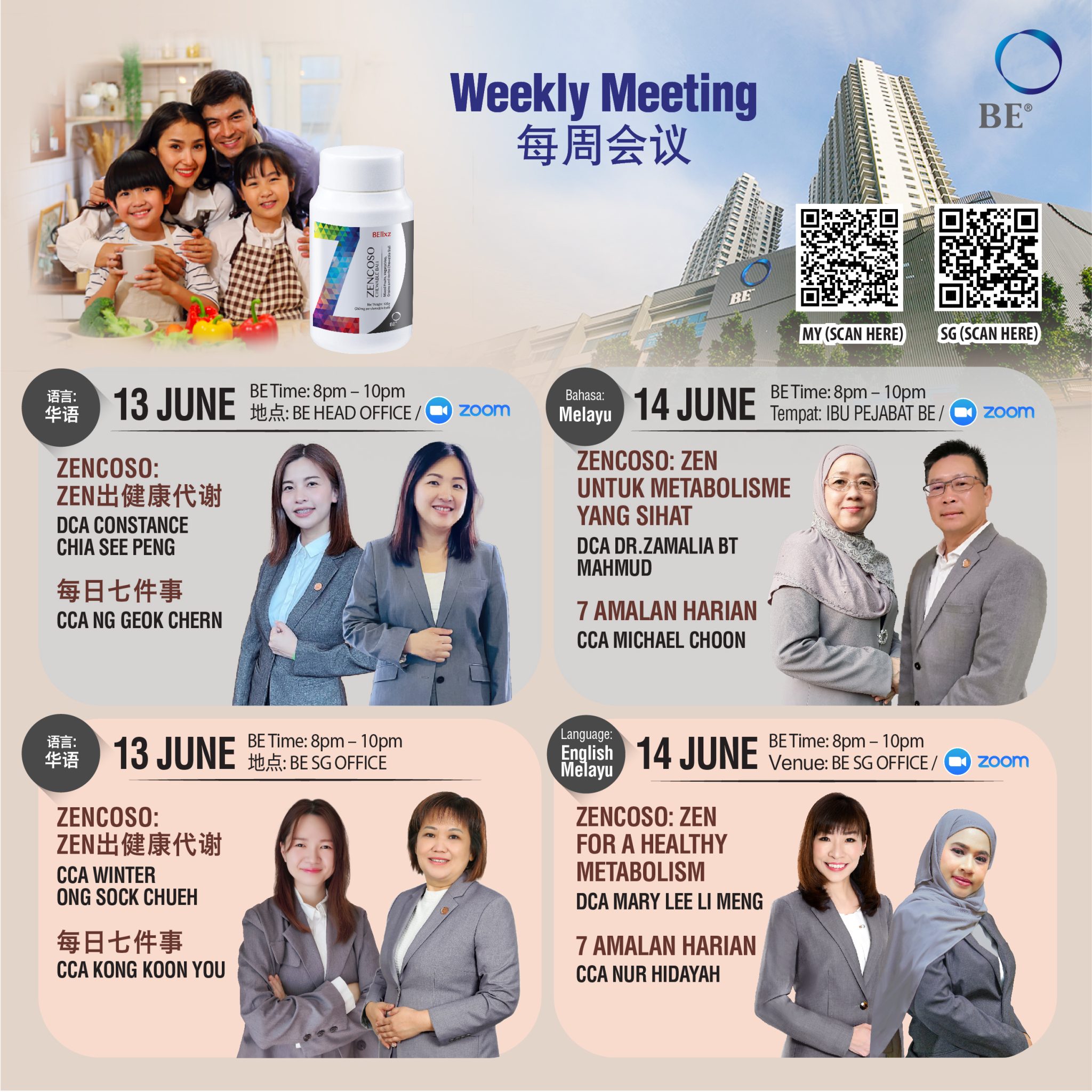 WEEKLY MEETING JUNE 2023 - BE International Sdn Bhd