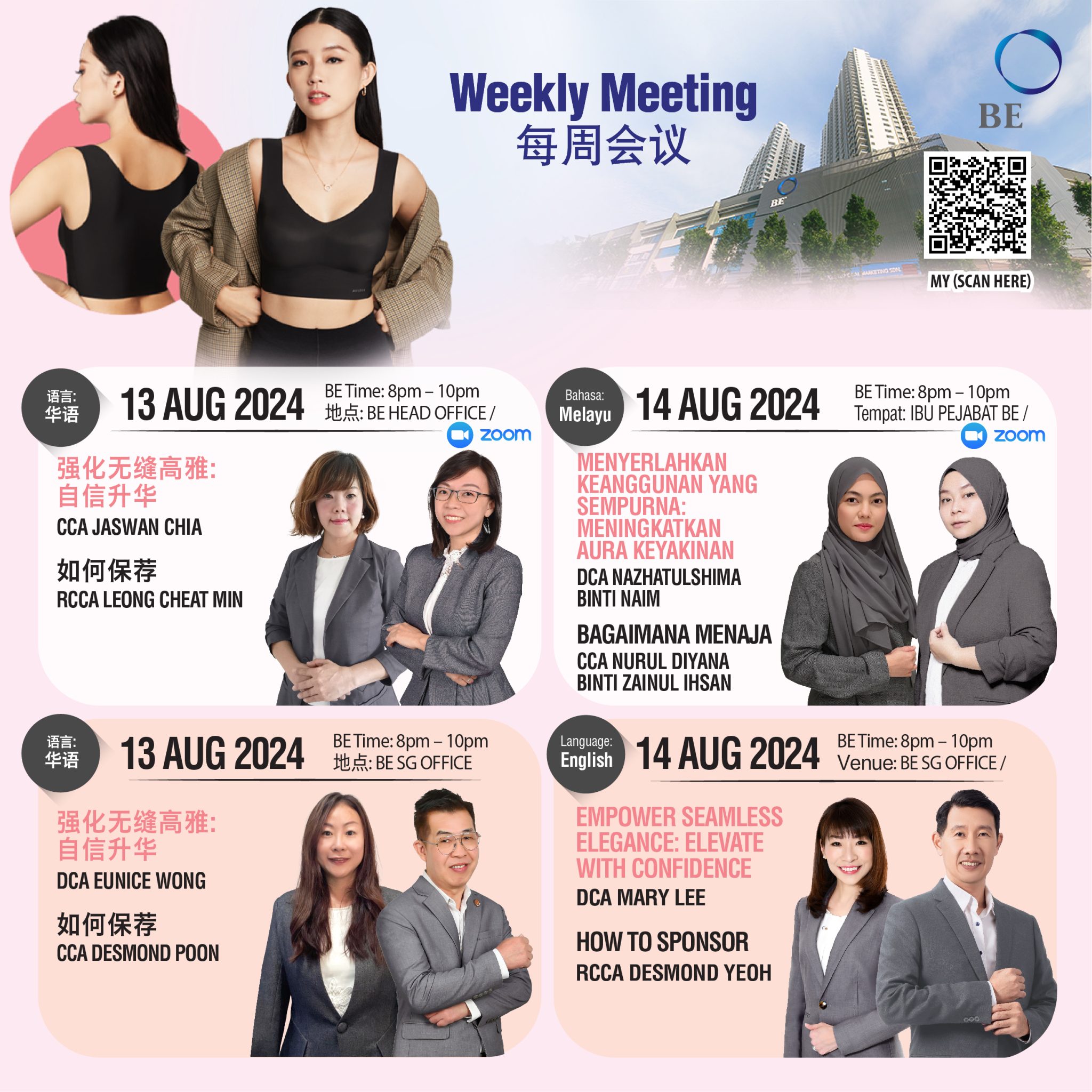 WEEKLY MEETING AUGUST 2024 - BE International Sdn Bhd