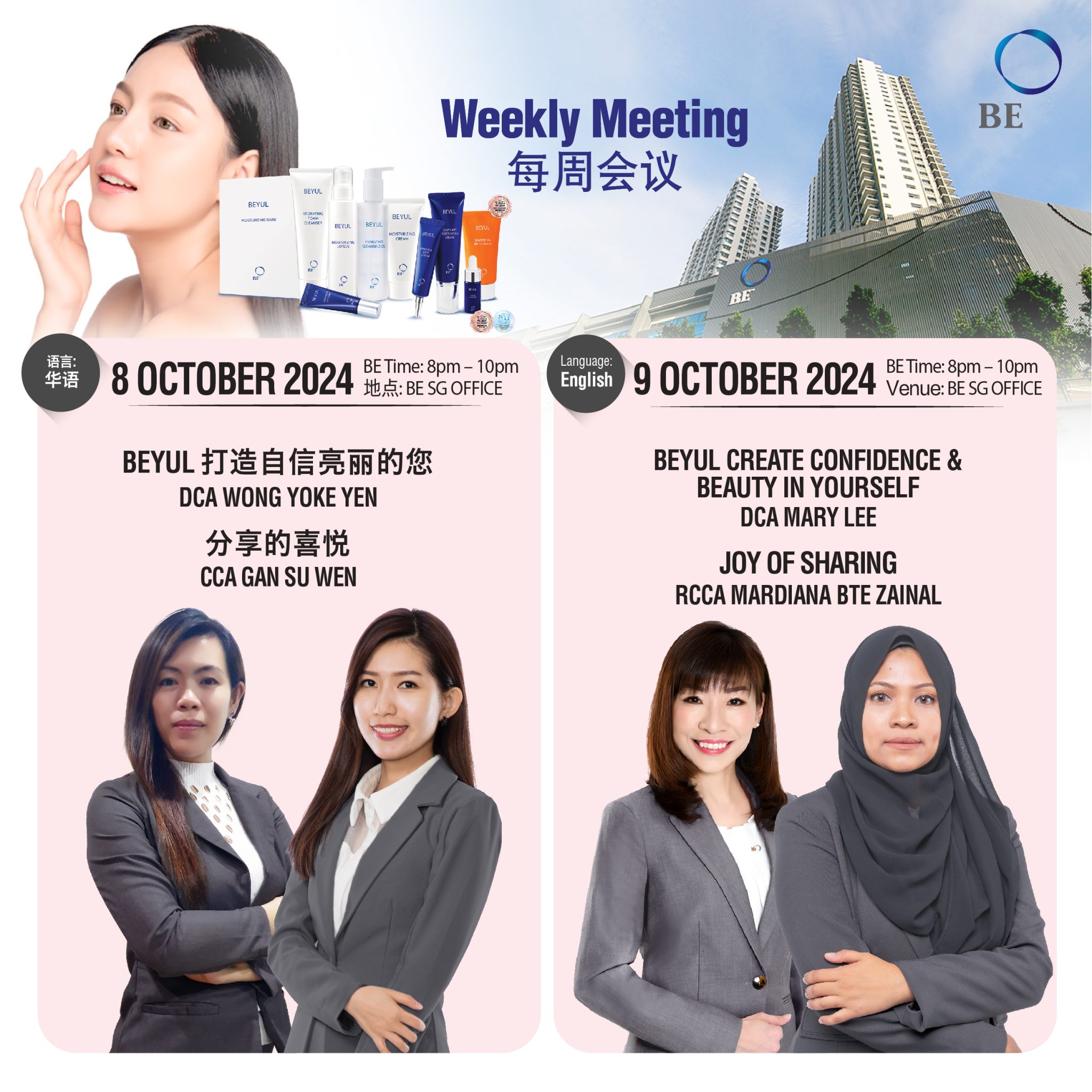 WEEKLY MEETING OCTOBER 2024 - BE International Sdn Bhd