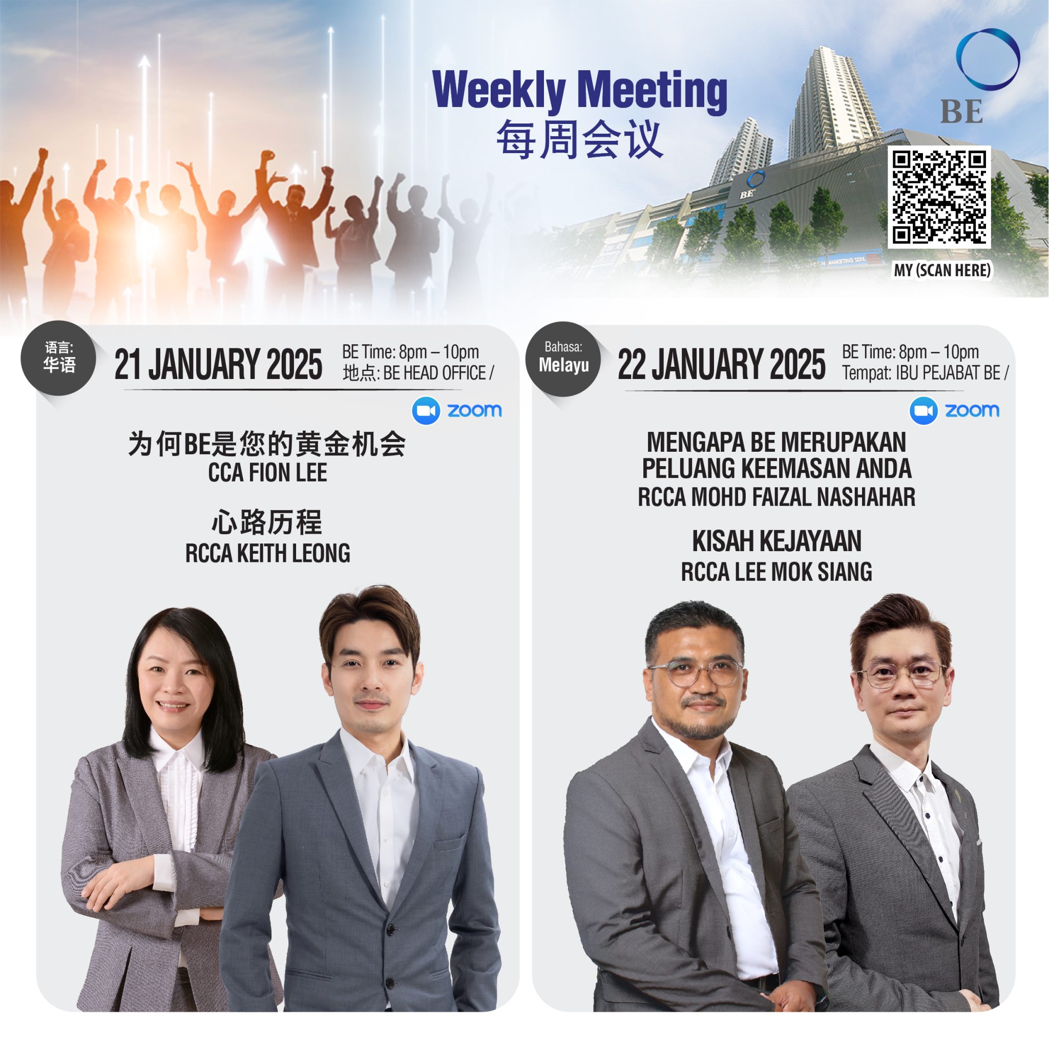 WEEKLY MEETING JANUARY 2025 - BE International Sdn Bhd