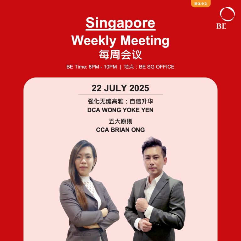 July Weekly Meeting - BE International Sdn Bhd